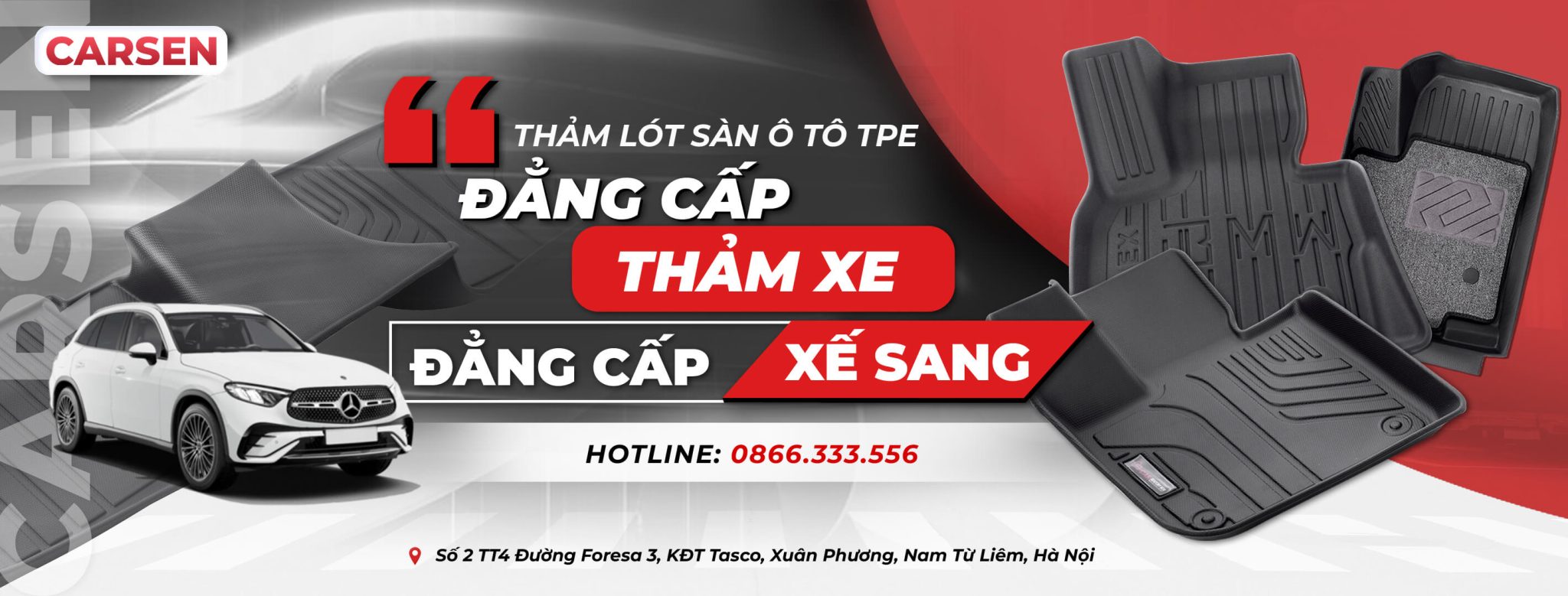 Carsen - Công ty sản xuất thảm lót sàn ô tô cao cấp